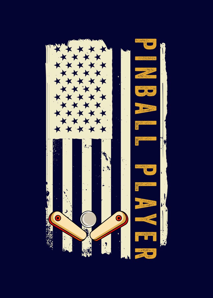 'Pinball Table Pinball' Poster, picture, metal print, paint by MzumO ...