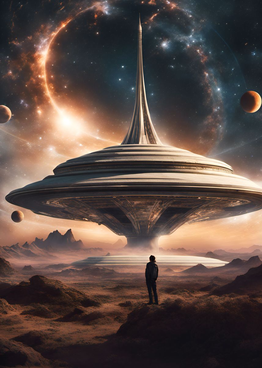 'Cosmic Dreamscape' Poster by Sparkls | Displate