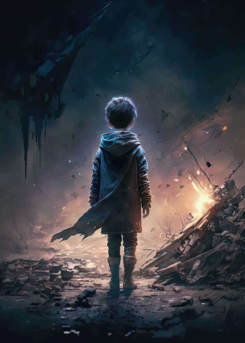 'Child on War' Poster by Uncul Sweet | Displate