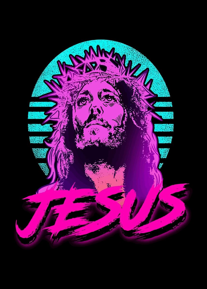 'Jesus Christ' Poster, picture, metal print, paint by anhvivuha | Displate