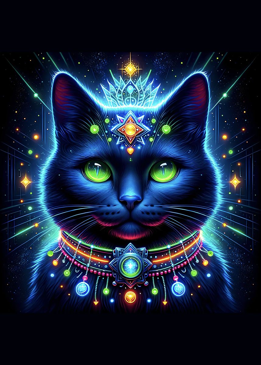 'Prince Pouncealot' Poster, picture, metal print, paint by Astro ...