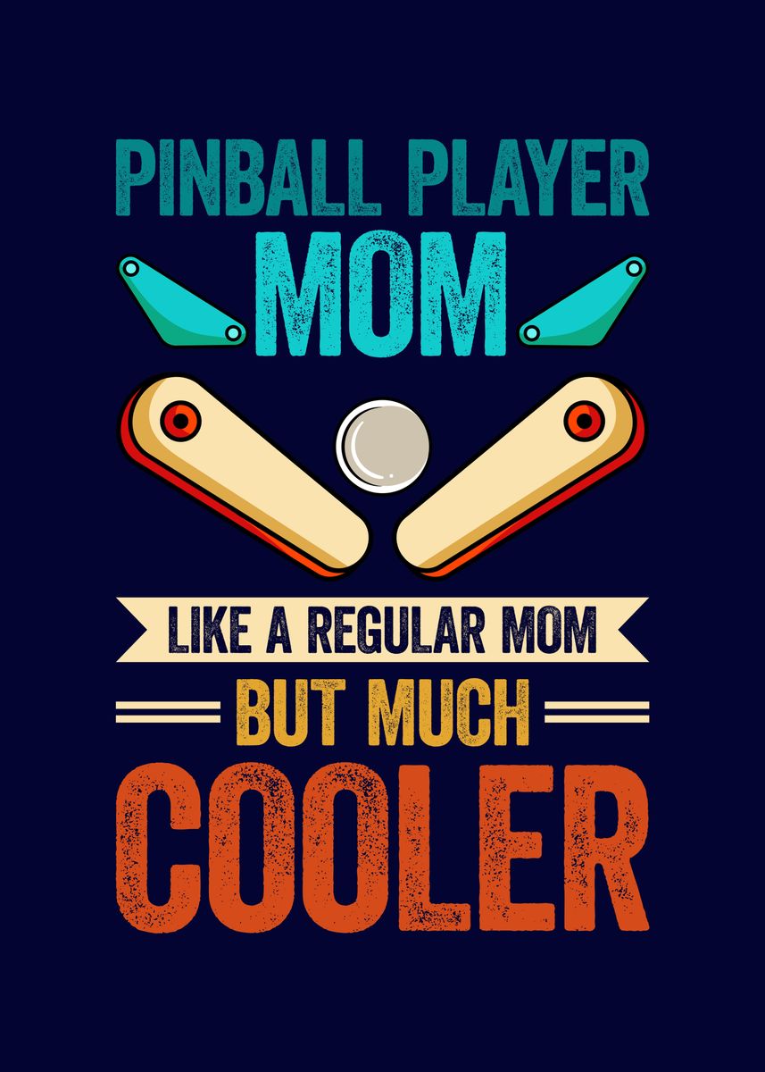 'Pinball Table Pinball' Poster, picture, metal print, paint by MzumO ...