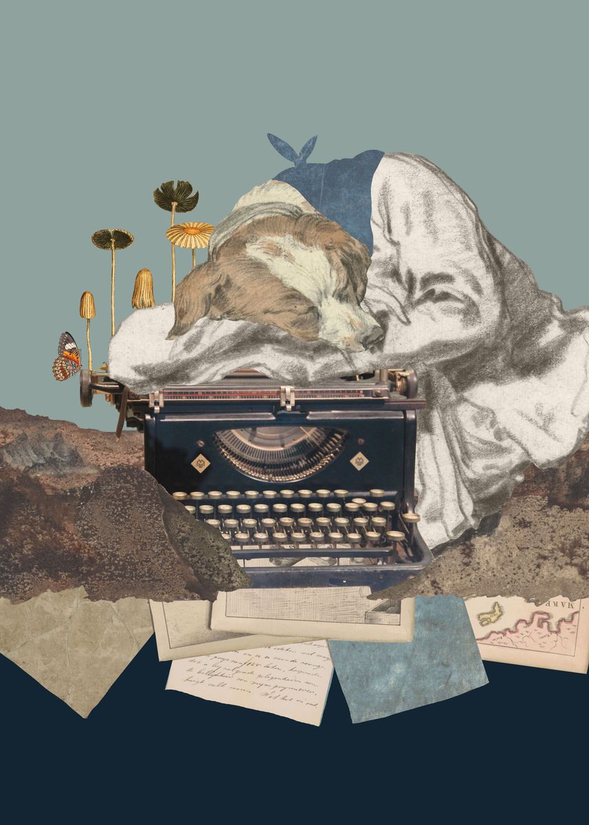 'Creative Unproductivity' Poster, picture, metal print, paint by Zofia ...