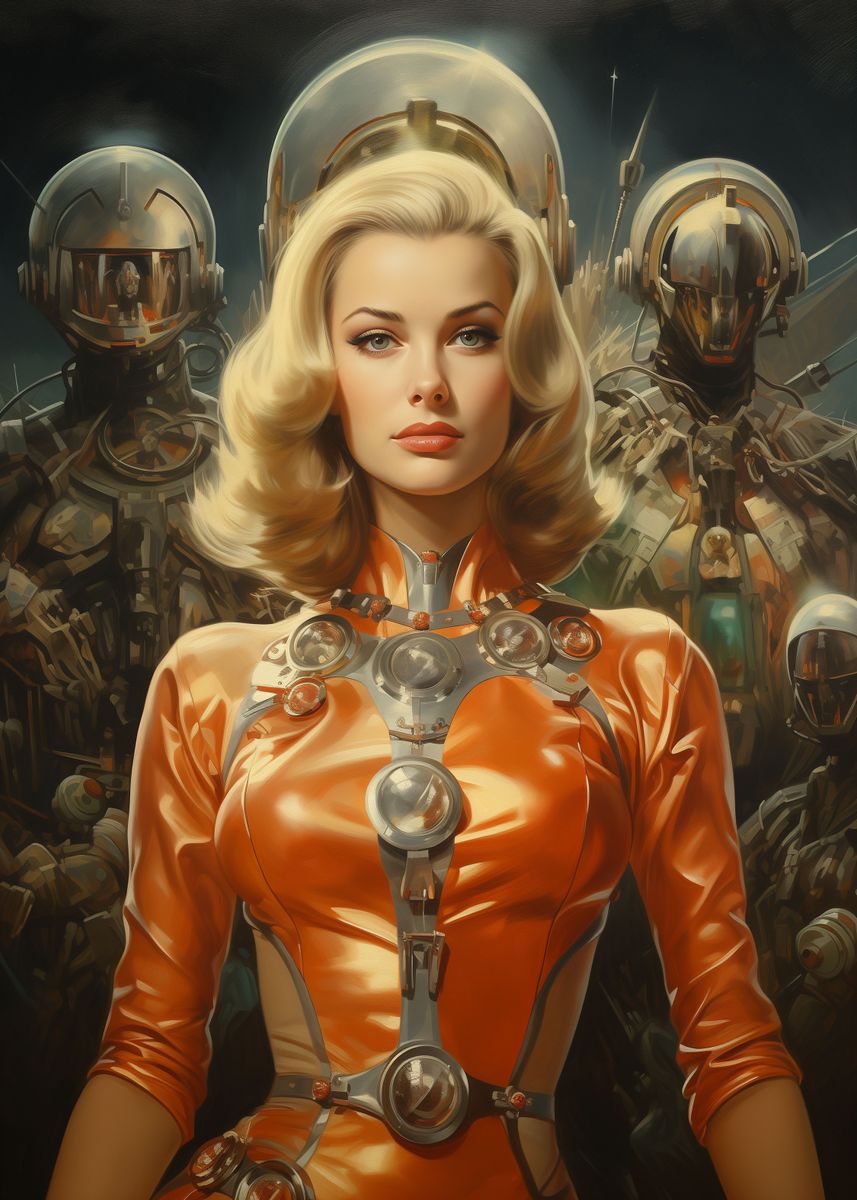 'Cyberpunk Siren' Poster, picture, metal print, paint by Grimoire ...