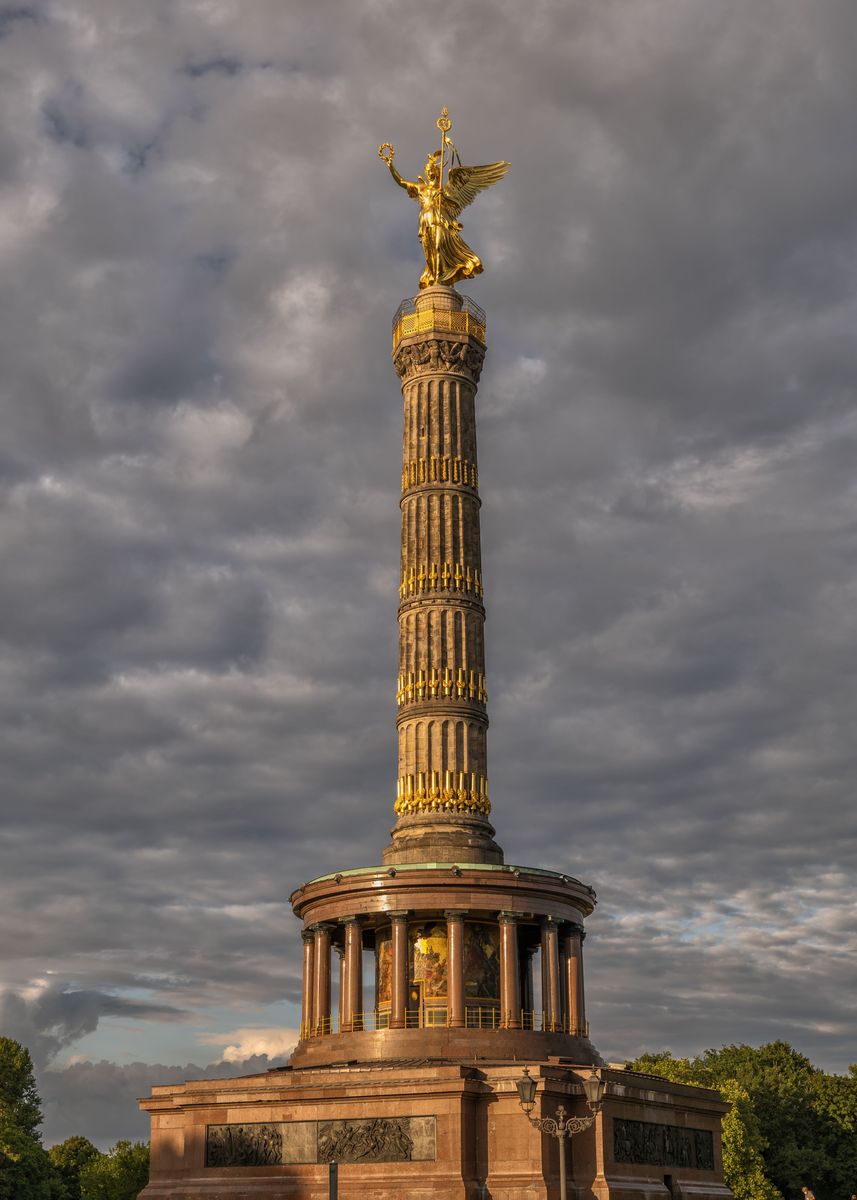 'Victory Column In Berlin' Poster, picture, metal print, paint by ...