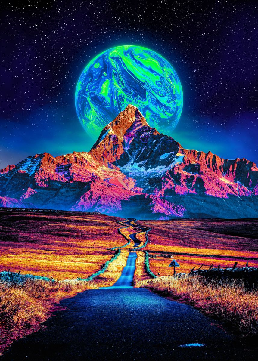 'Insanity Delight' Poster, picture, metal print, paint by Geoglyser ...