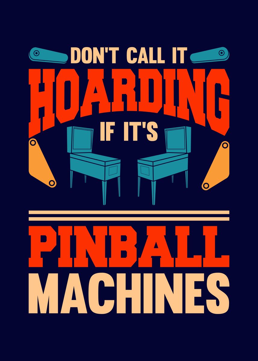 'Pinball Table Pinball' Poster, picture, metal print, paint by MzumO ...