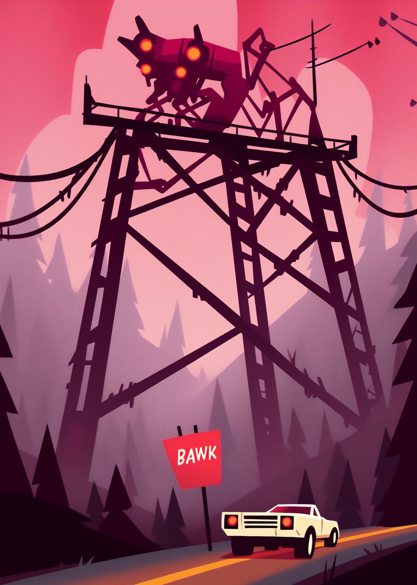 'Post apocalyptic fun' Poster, picture, metal print, paint by ...