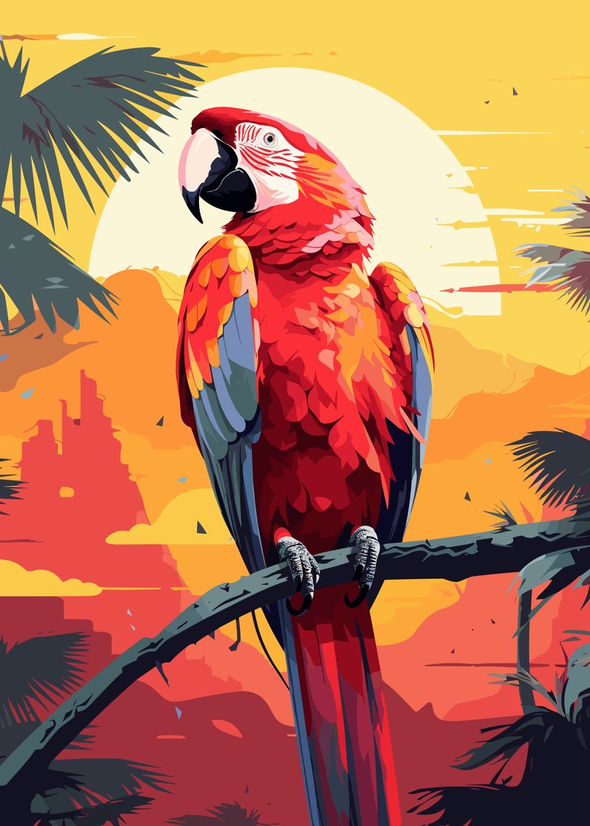 'Risograph Animal' Poster, picture, metal print, paint by Oliver Ben | Displate