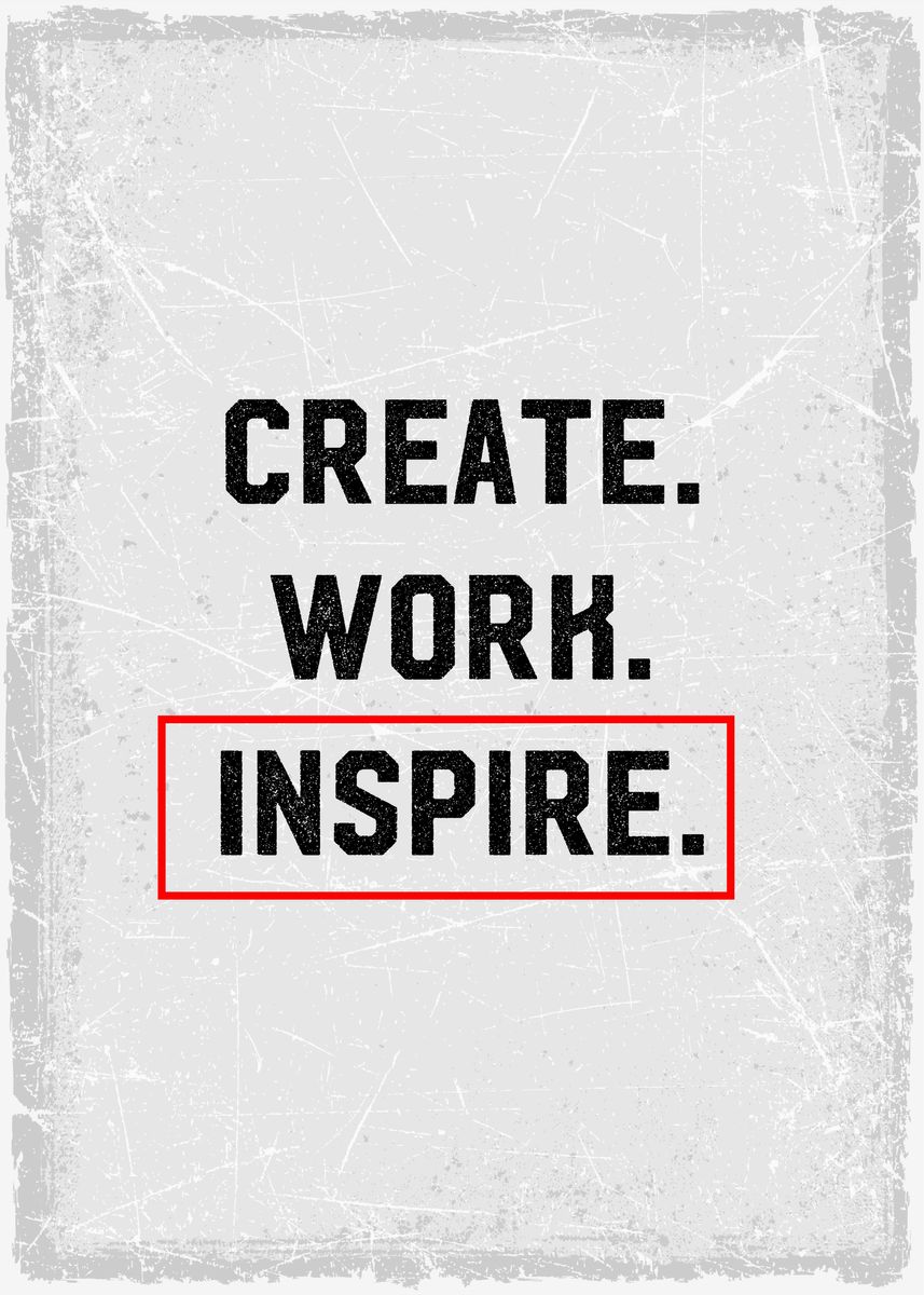 'motivational quotes' Poster, picture, metal print, paint by ...