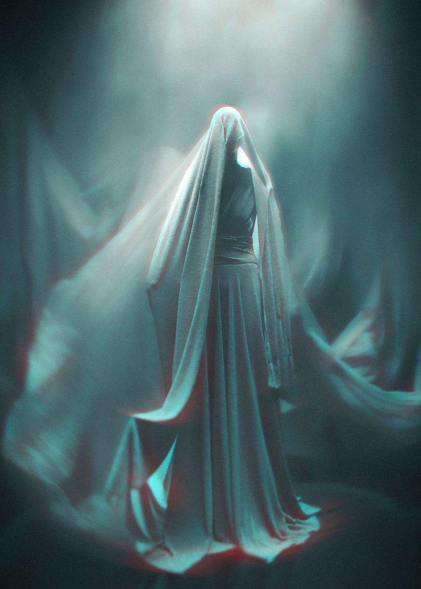 'Ghostly' Poster, picture, metal print, paint by Mads Samuel Bjerre ...