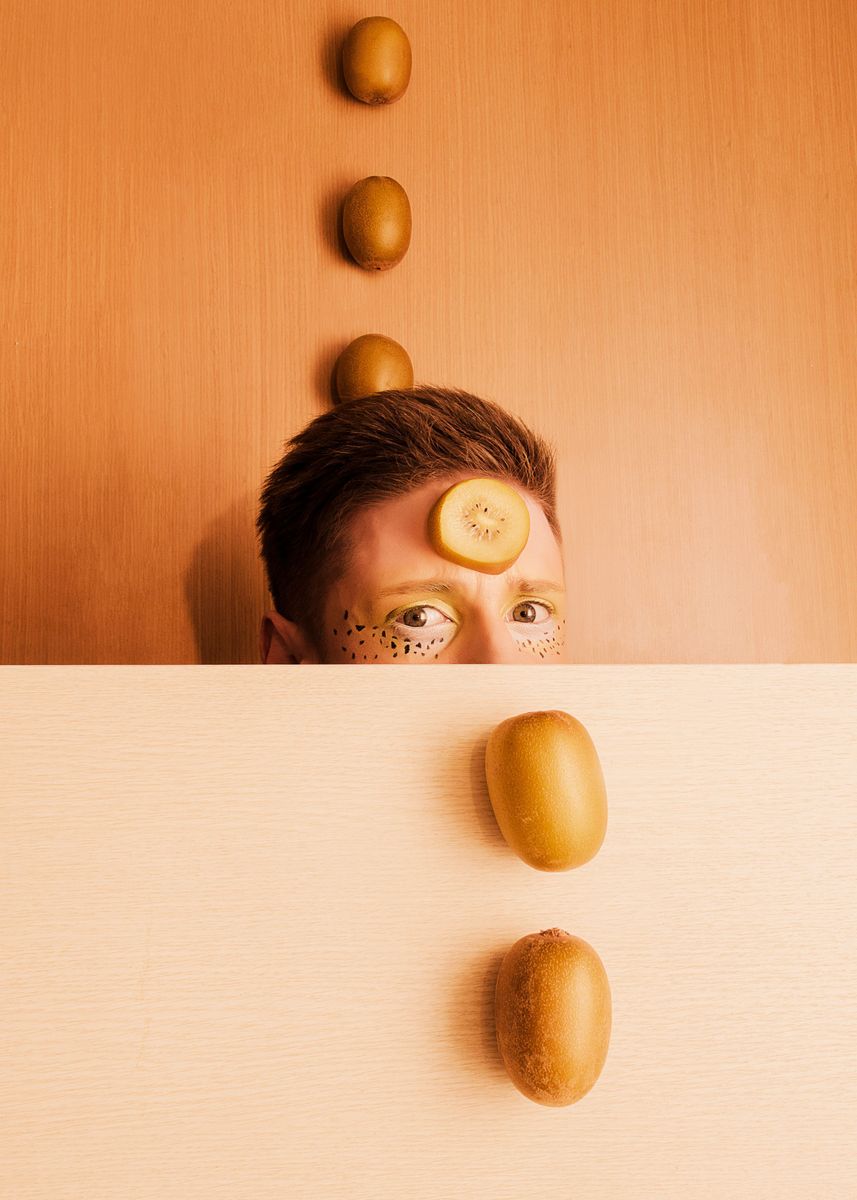 'kiwi man' Poster, picture, metal print, paint by Rev Wu | Displate