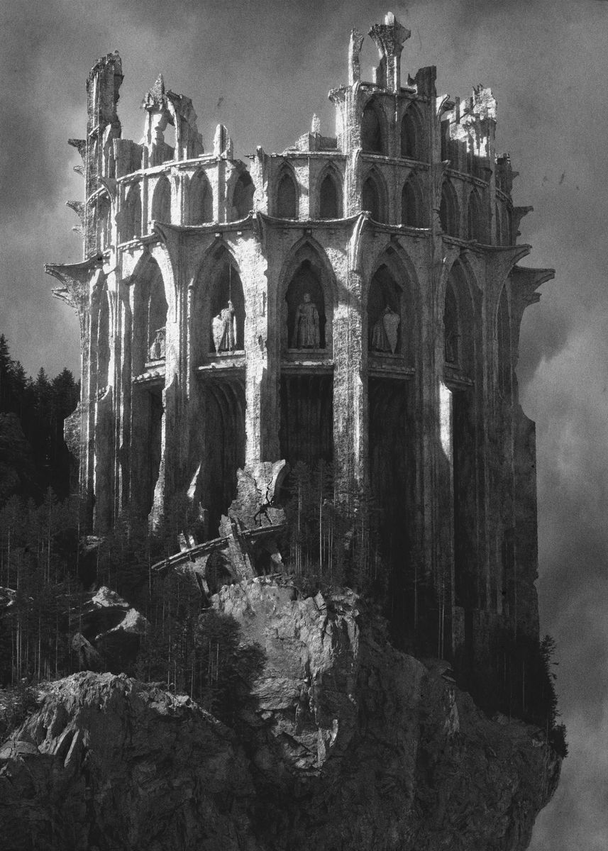 'The Tower' Poster, picture, metal print, paint by Calder Moore | Displate