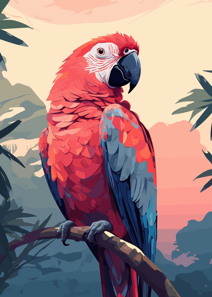 'Risograph Animal' Poster, picture, metal print, paint by Oliver Ben | Displate