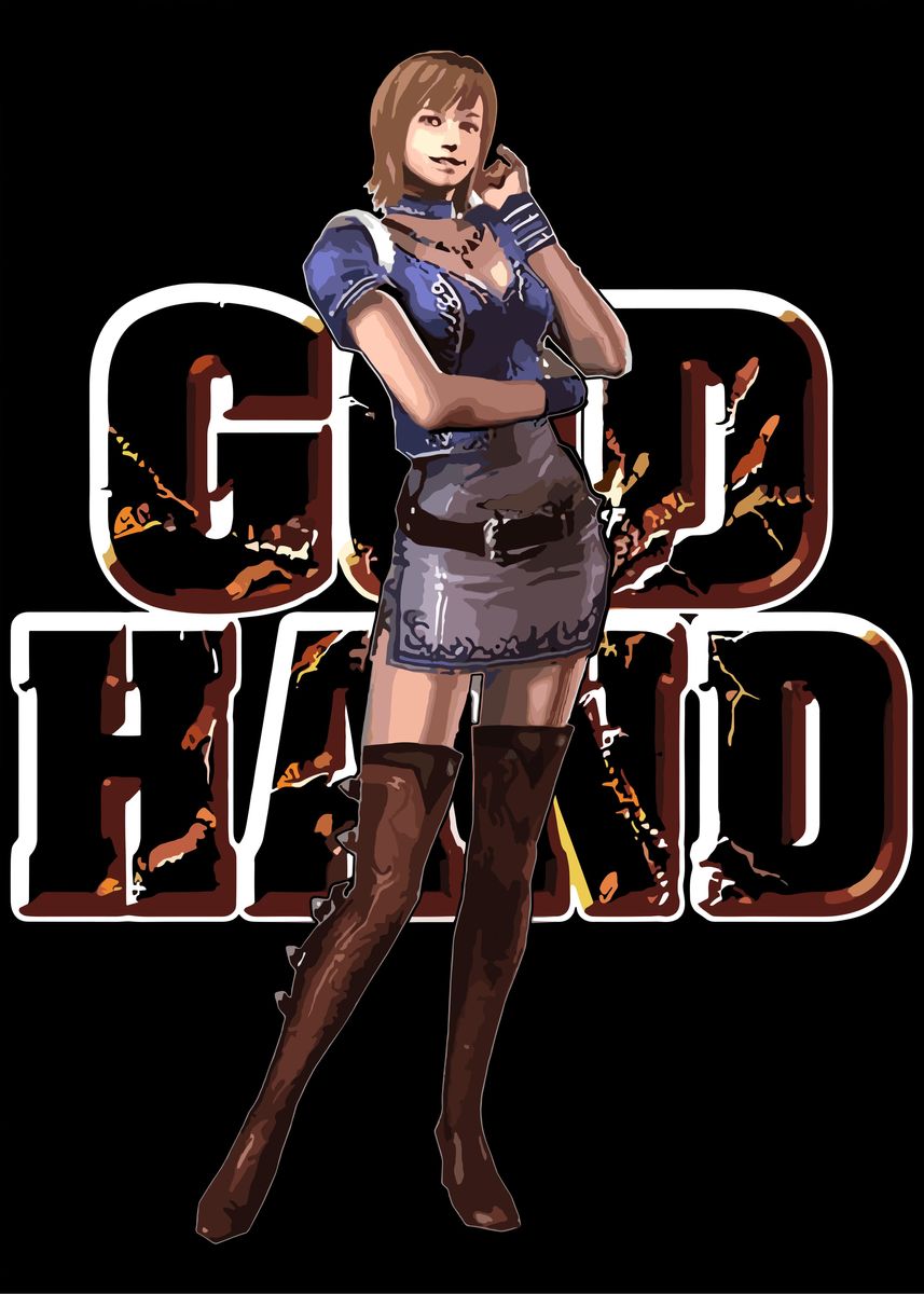 'God Hand' Poster, picture, metal print, paint by Jack Fanzel | Displate