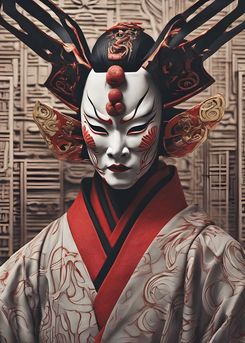 'Kabuki' Poster by Kimiko Studio | Displate