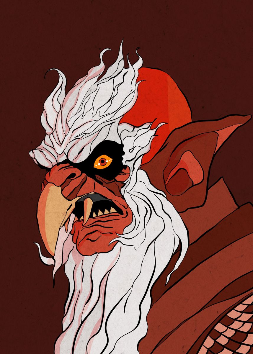 'demon human' Poster, picture, metal print, paint by eunoia | Displate