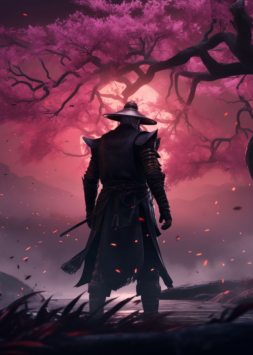 'Sun Samurai' Poster, picture, metal print, paint by Paul Krueger ...