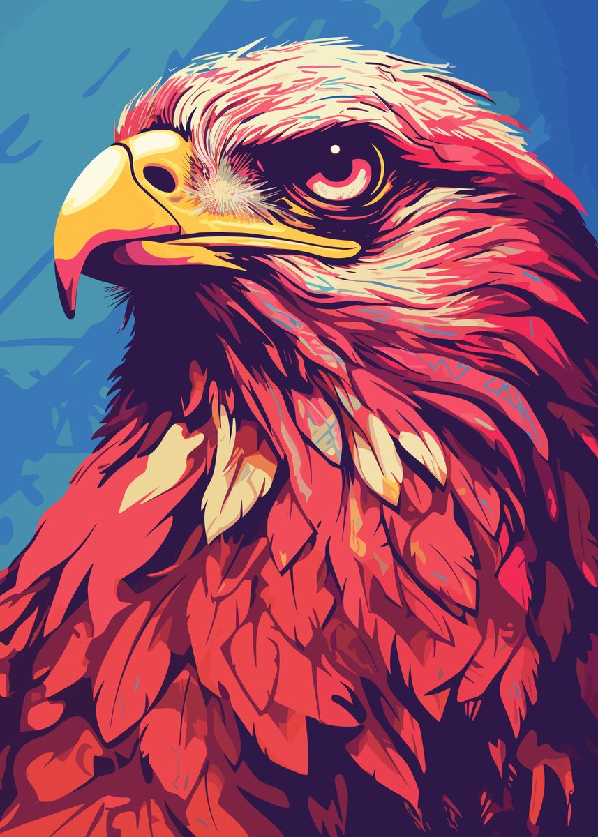 'Risograph Animal' Poster, picture, metal print, paint by Oliver Ben | Displate