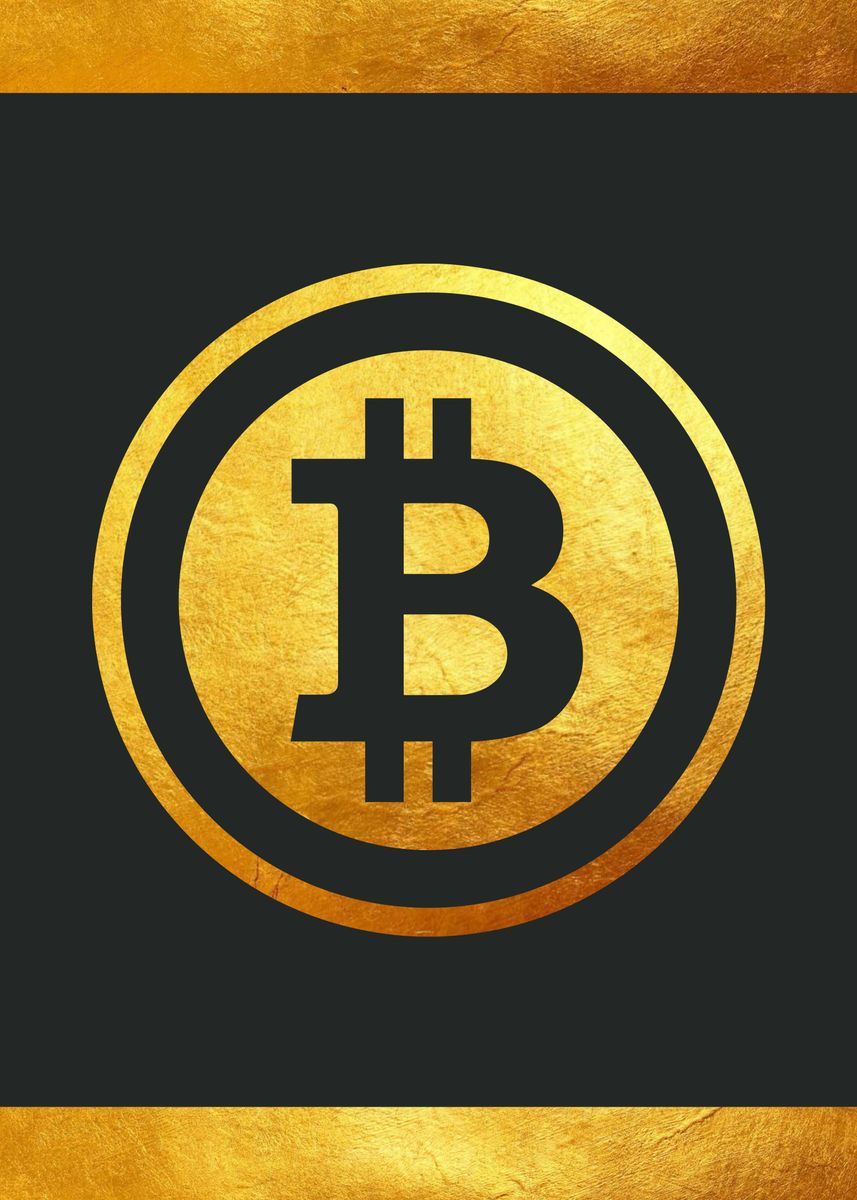 'BTC' Poster, picture, metal print, paint by Art Fundamentals | Displate