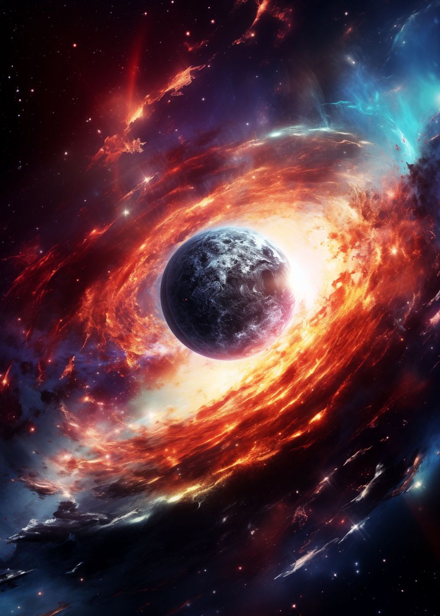 'Supernova Explosion' Poster, picture, metal print, paint by Definition ...