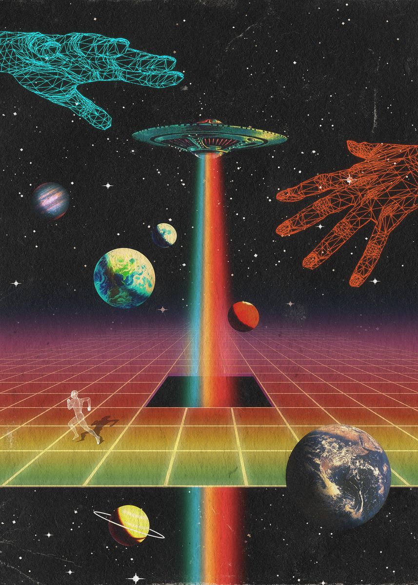 'Invasion' Poster, picture, metal print, paint by Nibera Visuals | Displate