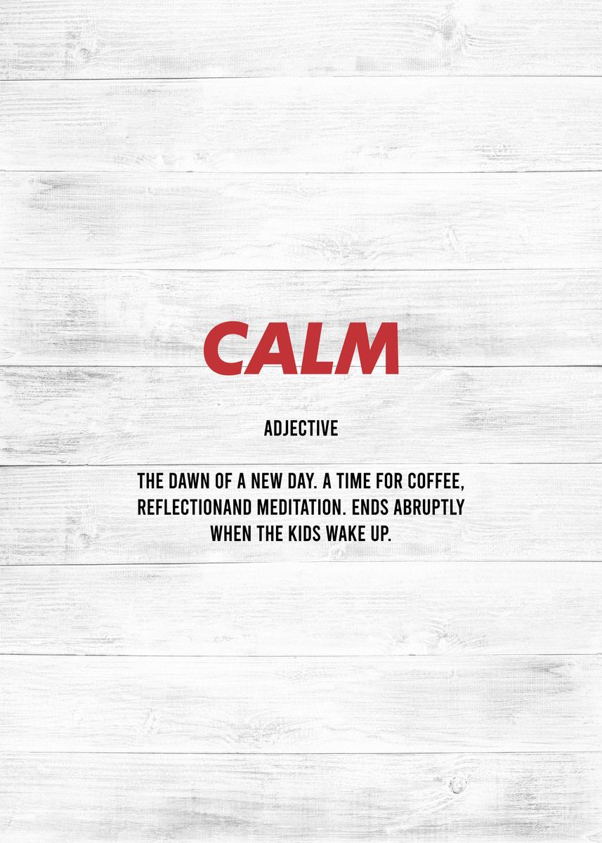 'calm' Poster, picture, metal print, paint by Top Collection Metalic ...