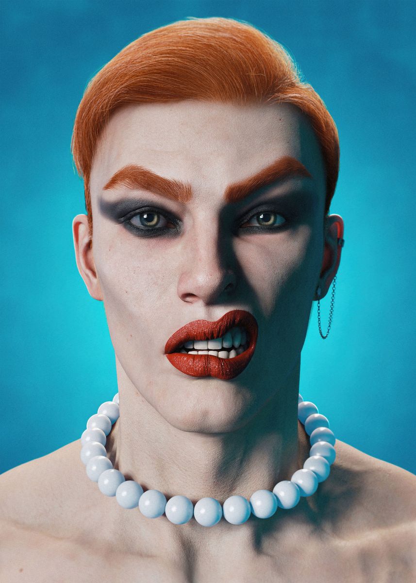 'Masculinius' Poster, picture, metal print, paint by Mads Samuel Bjerre ...