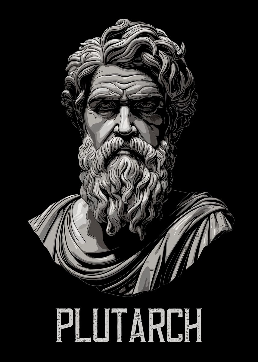 'Plutarch Greek Philosopher' Poster, picture, metal print, paint by ...