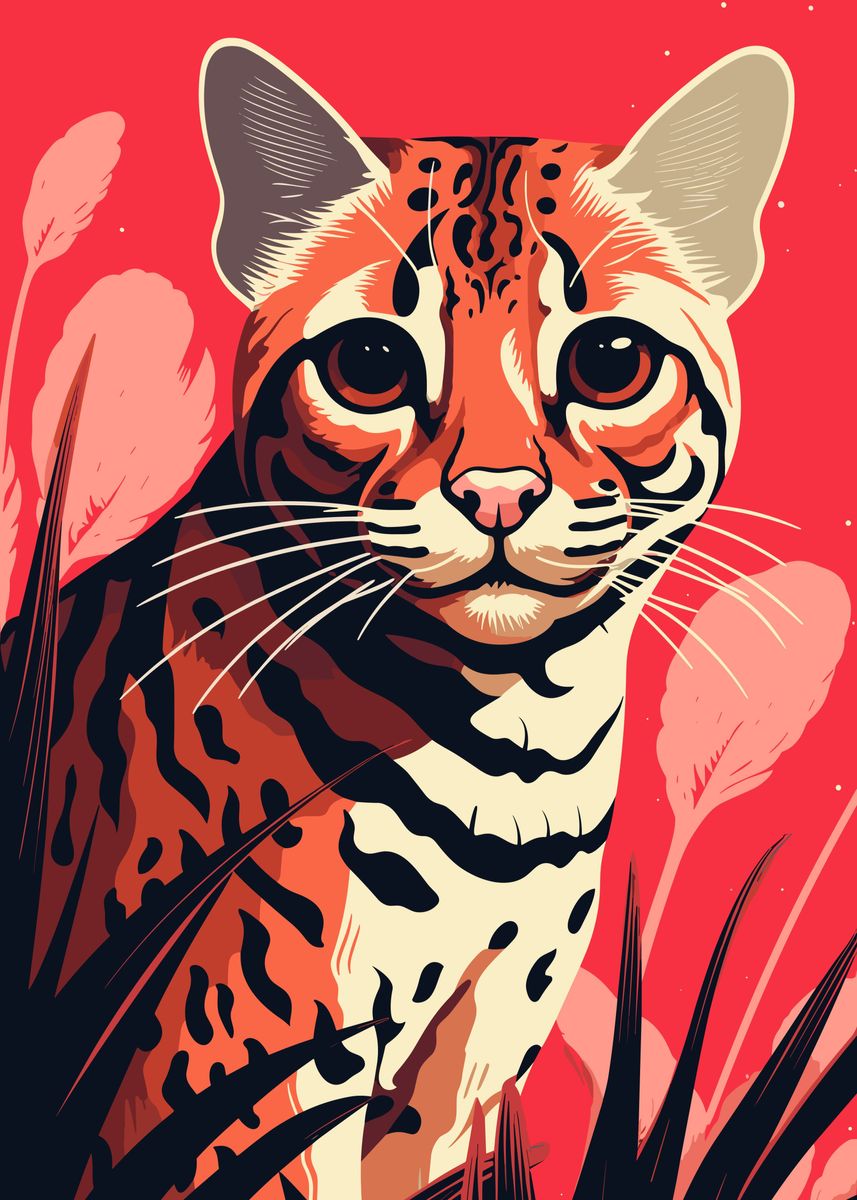 'Risograph Animal' Poster, picture, metal print, paint by Oliver Ben | Displate