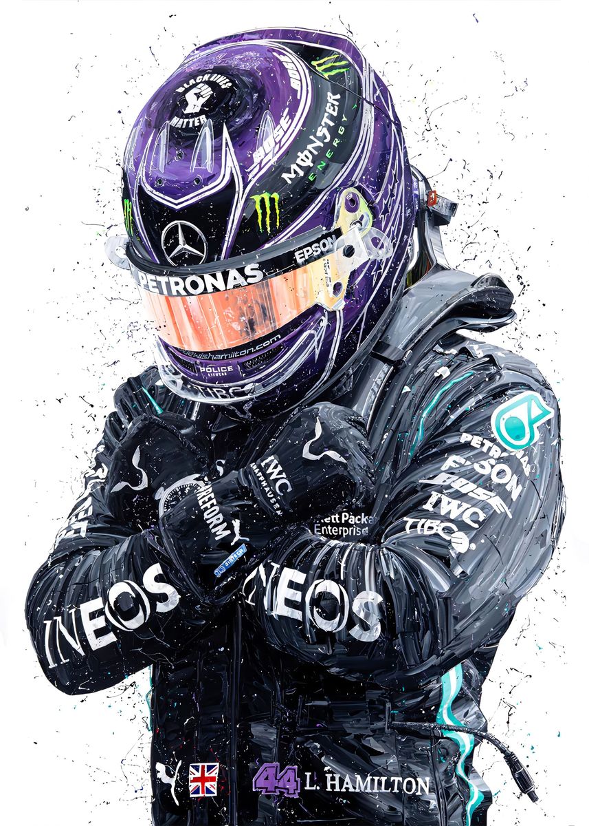 'Stay With Hamilton' Poster, picture, metal print, paint by Dixon DeepArt | Displate