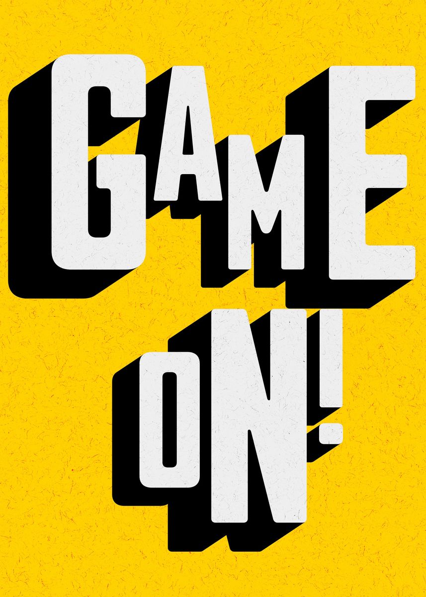 'Game On' Poster, picture, metal print, paint by Fotios Pavlopoulos ...