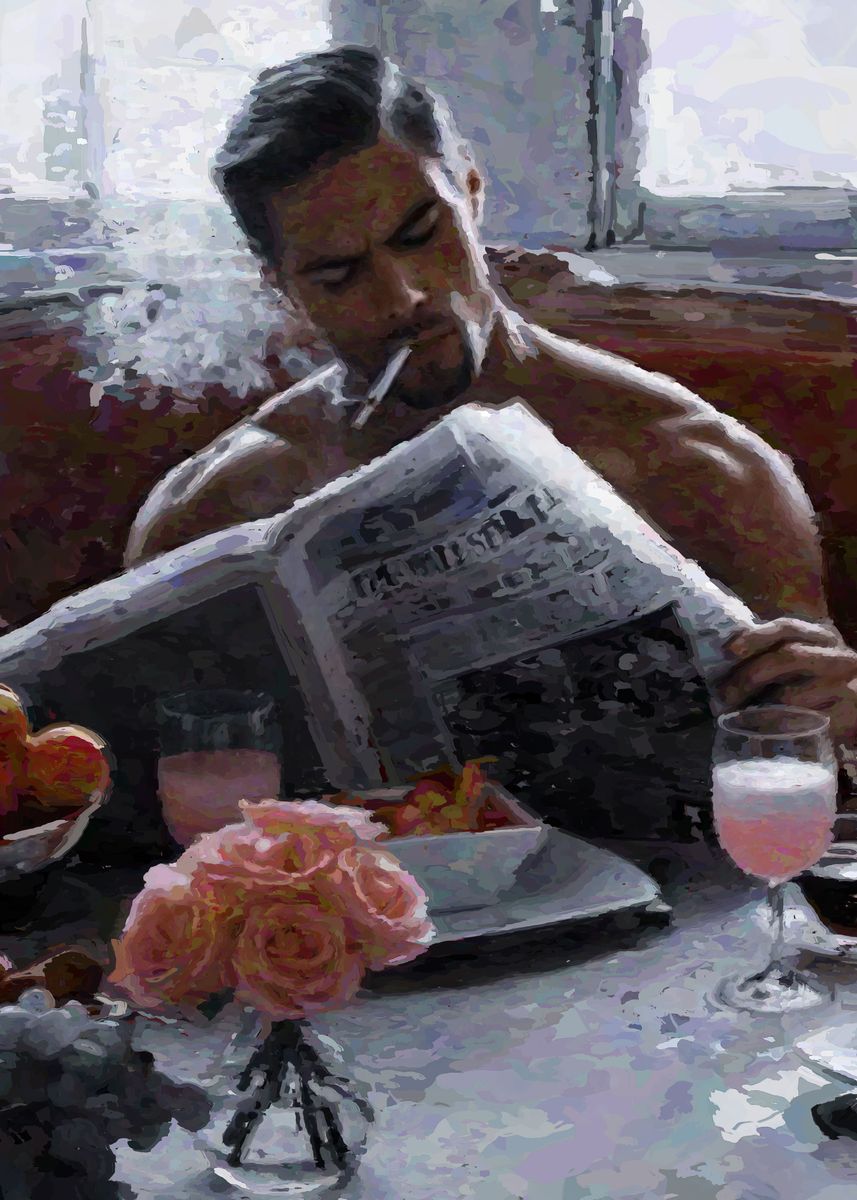 'Morning Gentleman' Poster, picture, metal print, paint by Jarrod ...