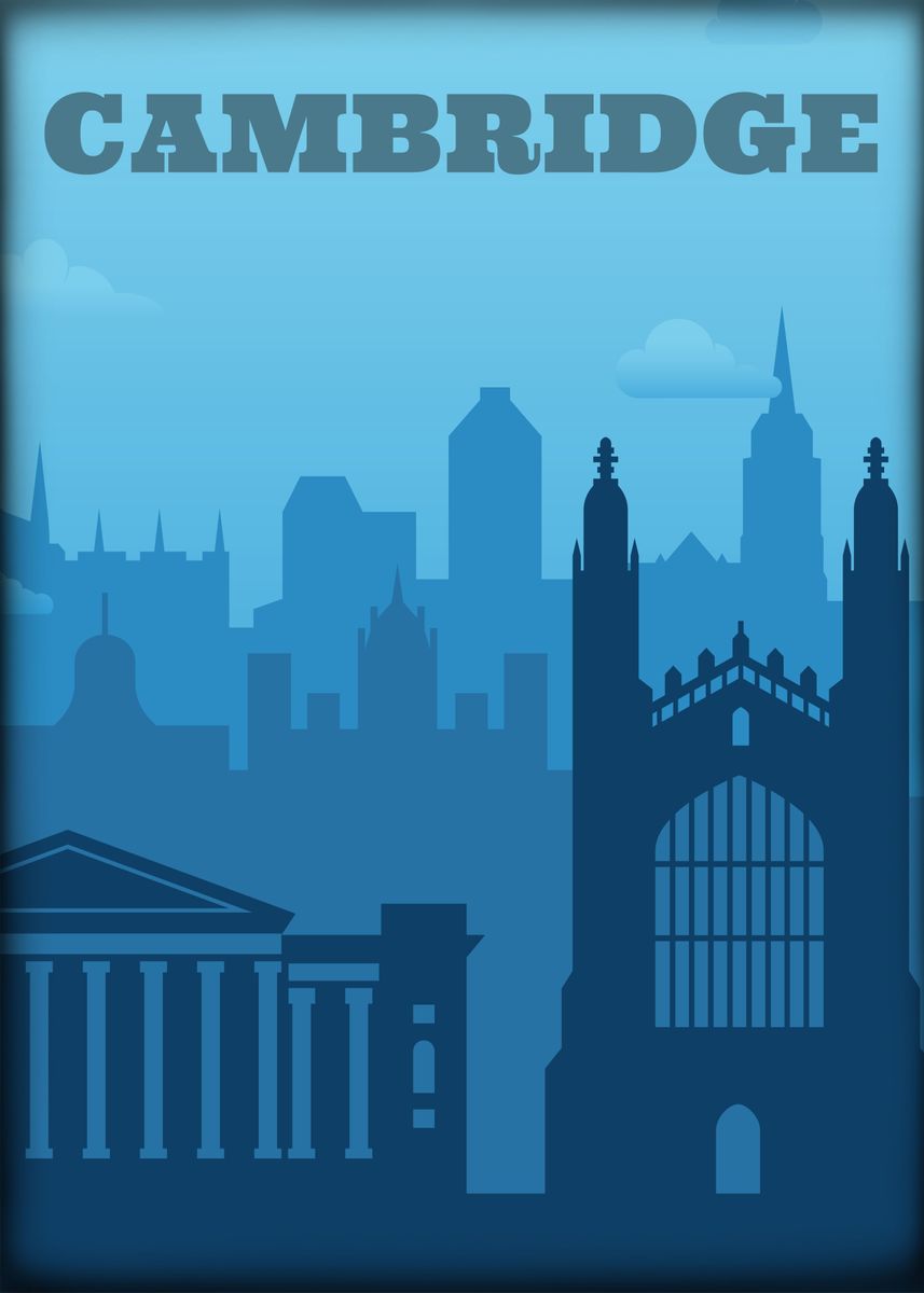 'Cambridge' Poster, picture, metal print, paint by Terrance Seay | Displate