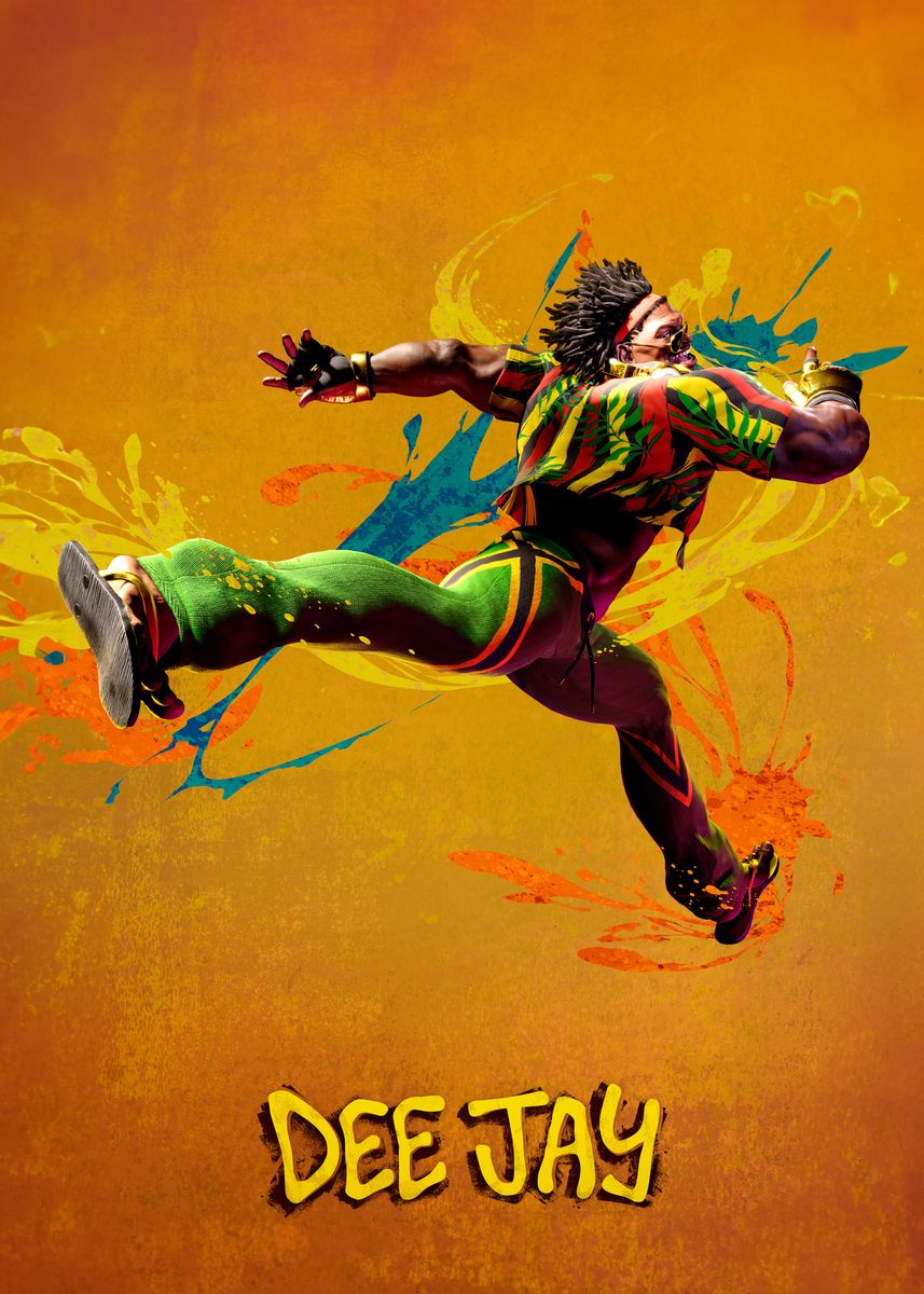 'Dee Jay' Poster, picture, metal print, paint by Street Fighter | Displate