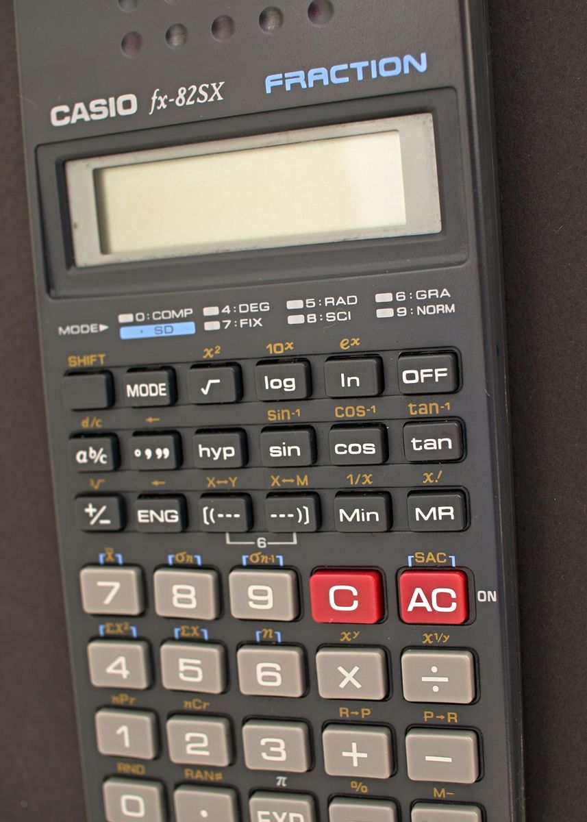 'Casio Calculator 02' Poster, picture, metal print, paint by ...