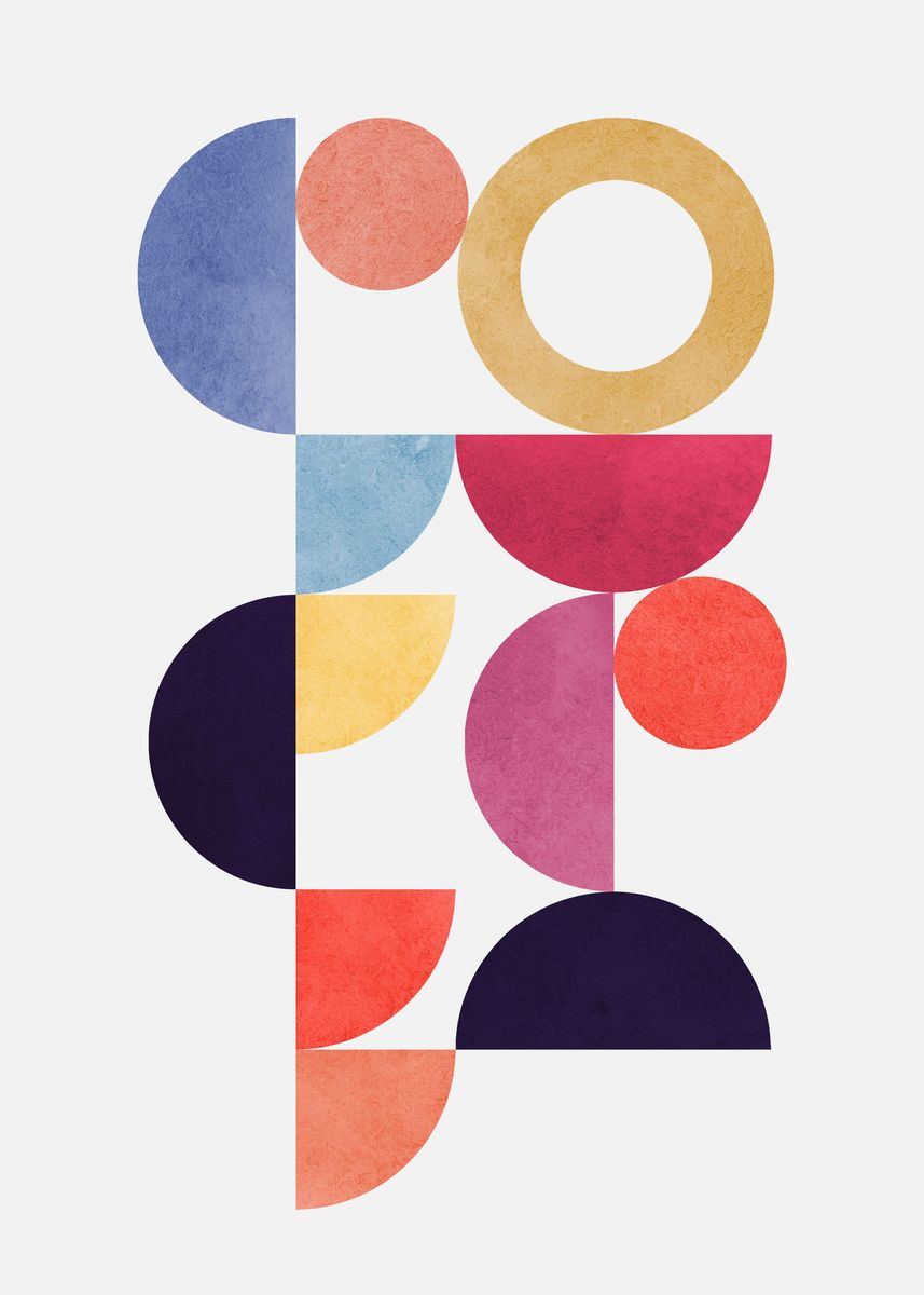 'Abstract figures' Poster, picture, metal print, paint by Vitor Costa ...