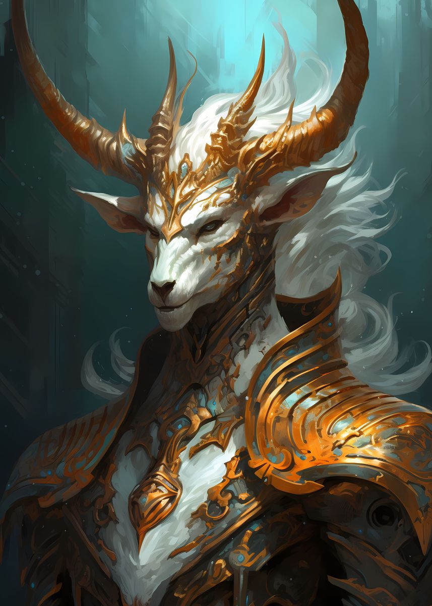 'Mythical Fantasy Creature' Poster by Autophil | Displate