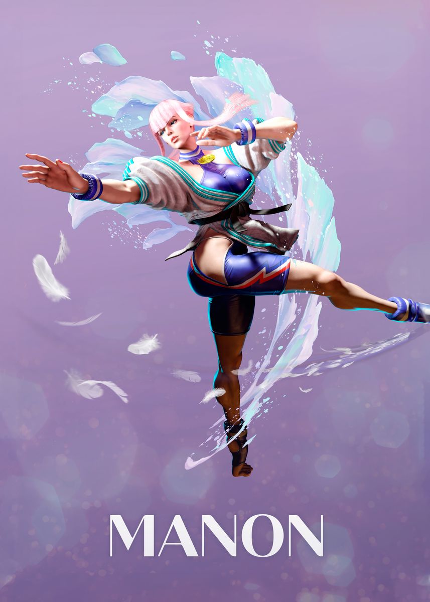 'Manon' Poster, picture, metal print, paint by Street Fighter | Displate