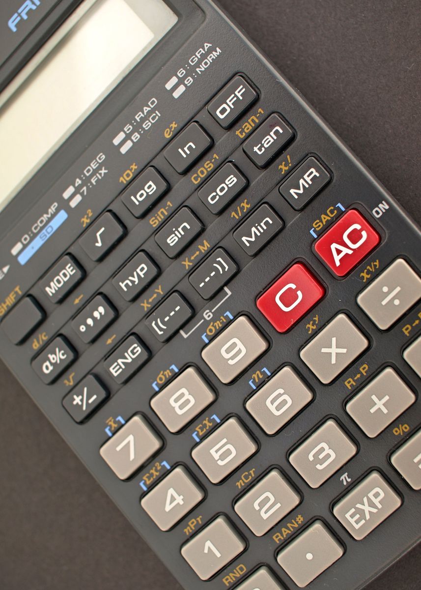 'Casio Calculator 01' Poster, picture, metal print, paint by ...