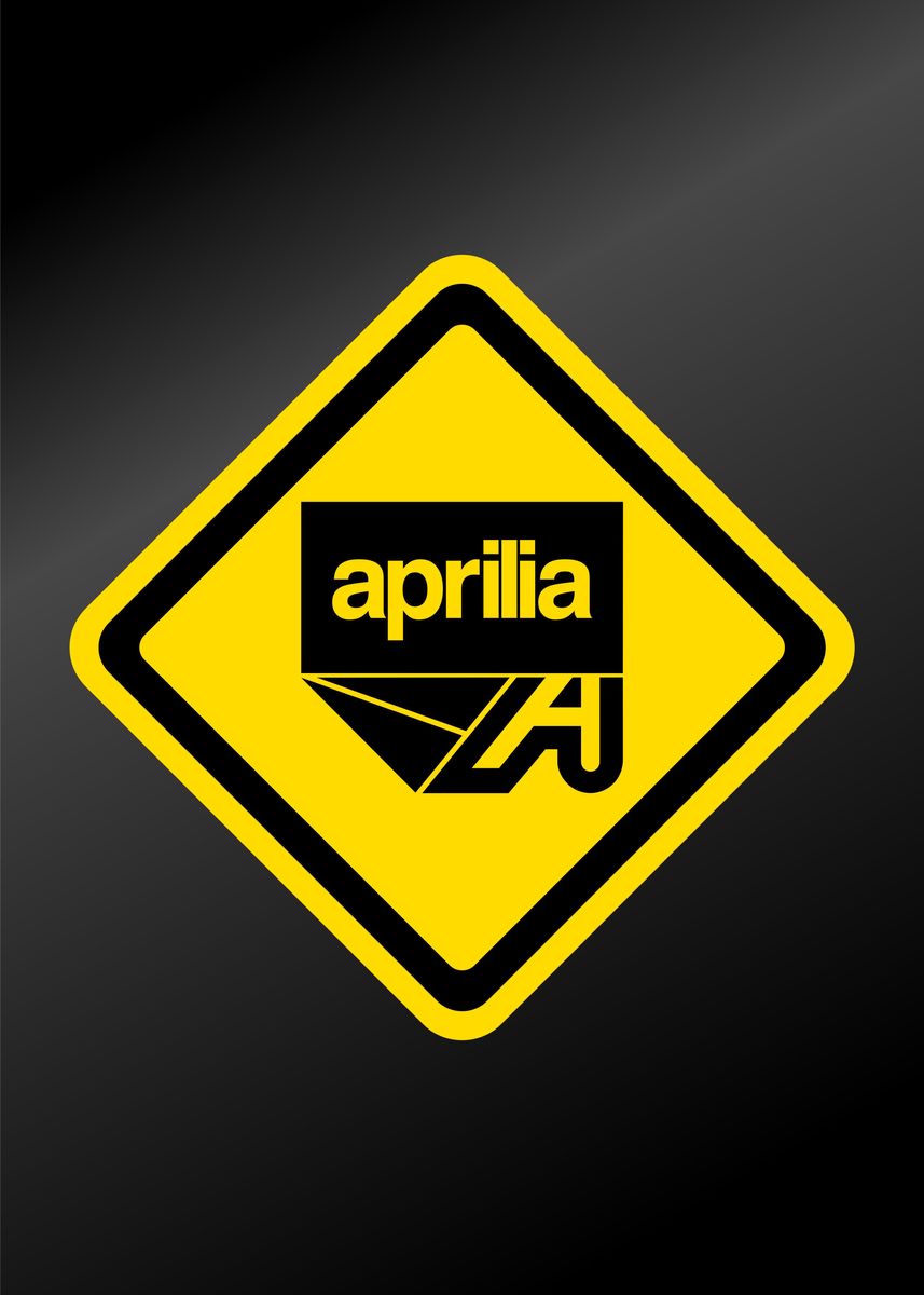 'road sign automotive badge' Poster, picture, metal print, paint by ...