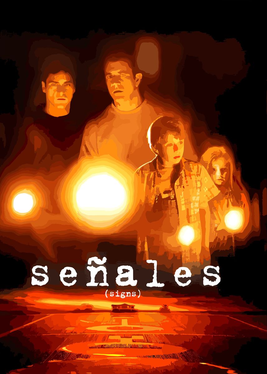 'Signs' Poster, picture, metal print, paint by Dickie77 | Displate