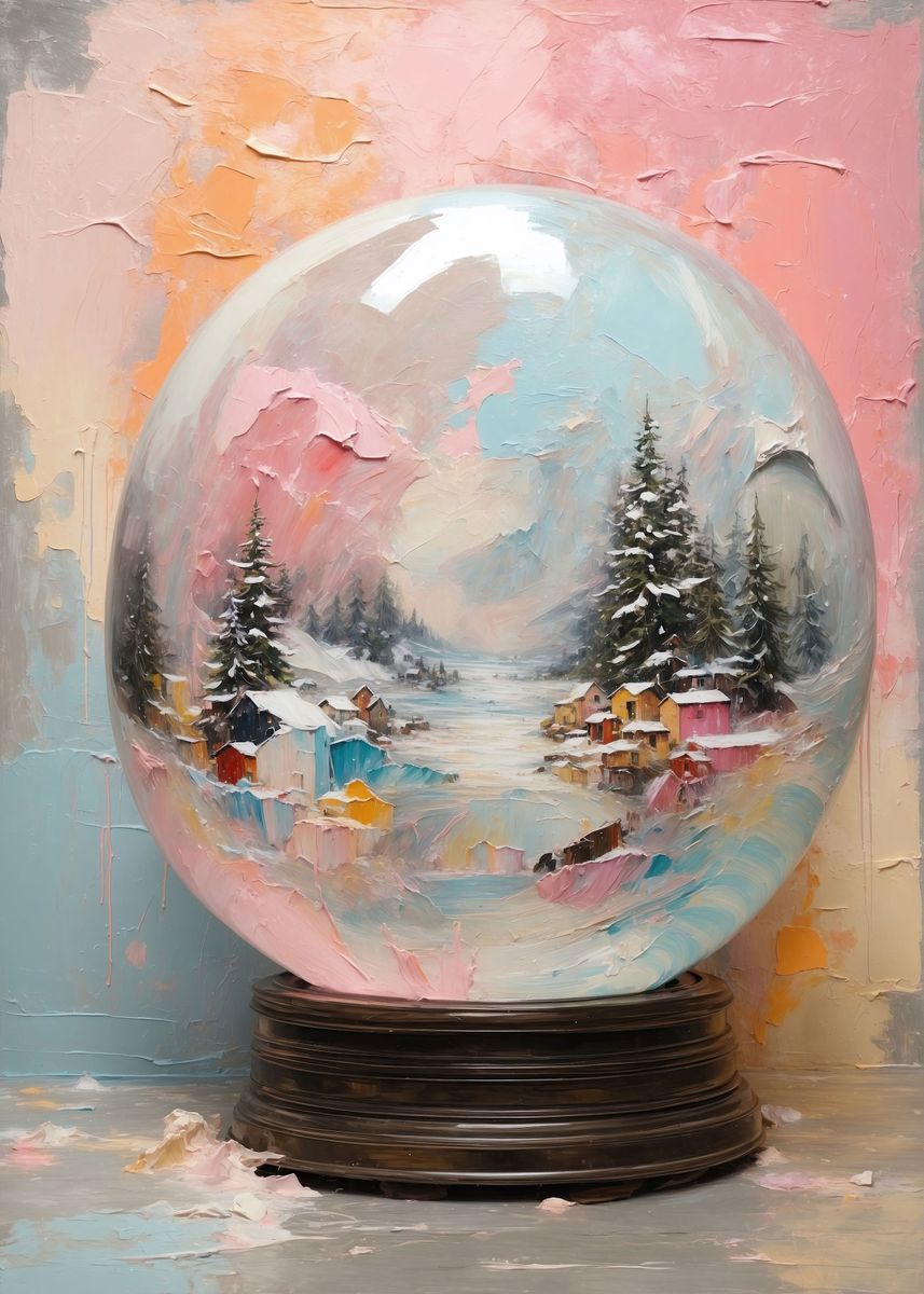 'Snowglobe' Poster by LP Design and Studio | Displate