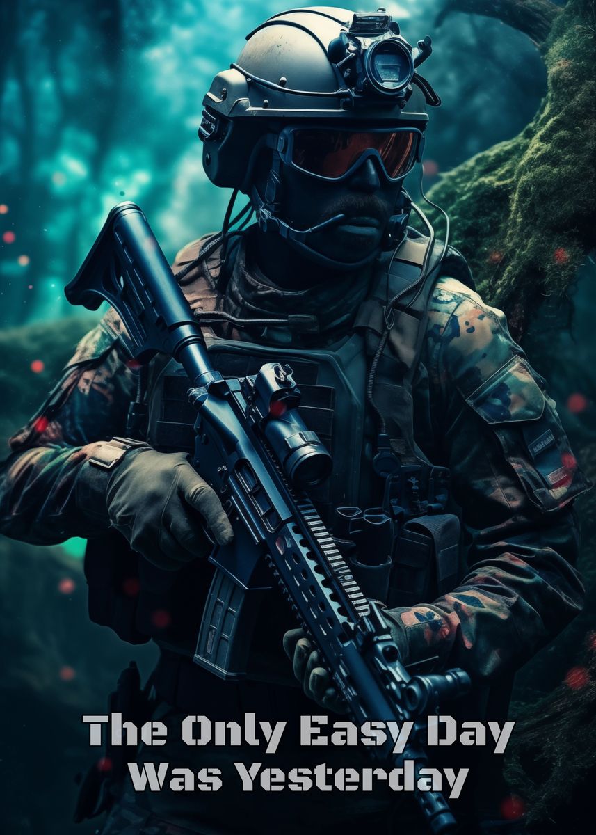 'Easy Day' Poster, picture, metal print, paint by Operator Viking ...