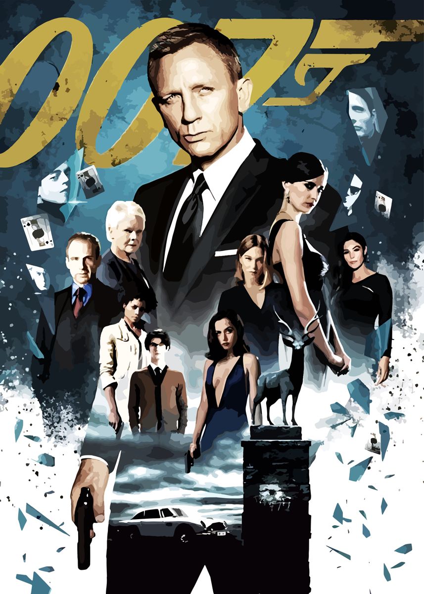 'James Bond 007' Poster, picture, metal print, paint by Lokal Super ...