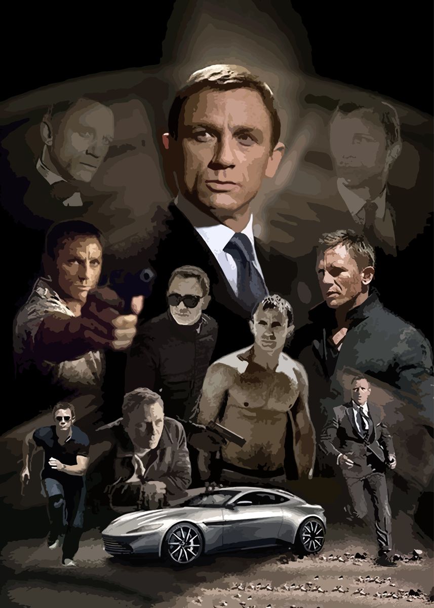 'James Bond 007' Poster, picture, metal print, paint by Lokal Super ...