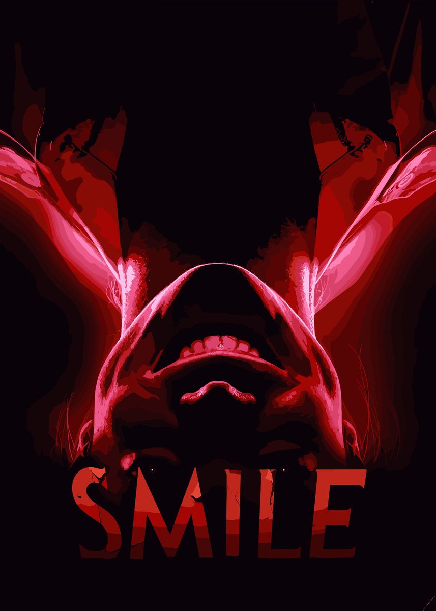 'Smile' Poster, picture, metal print, paint by Dickie77 | Displate