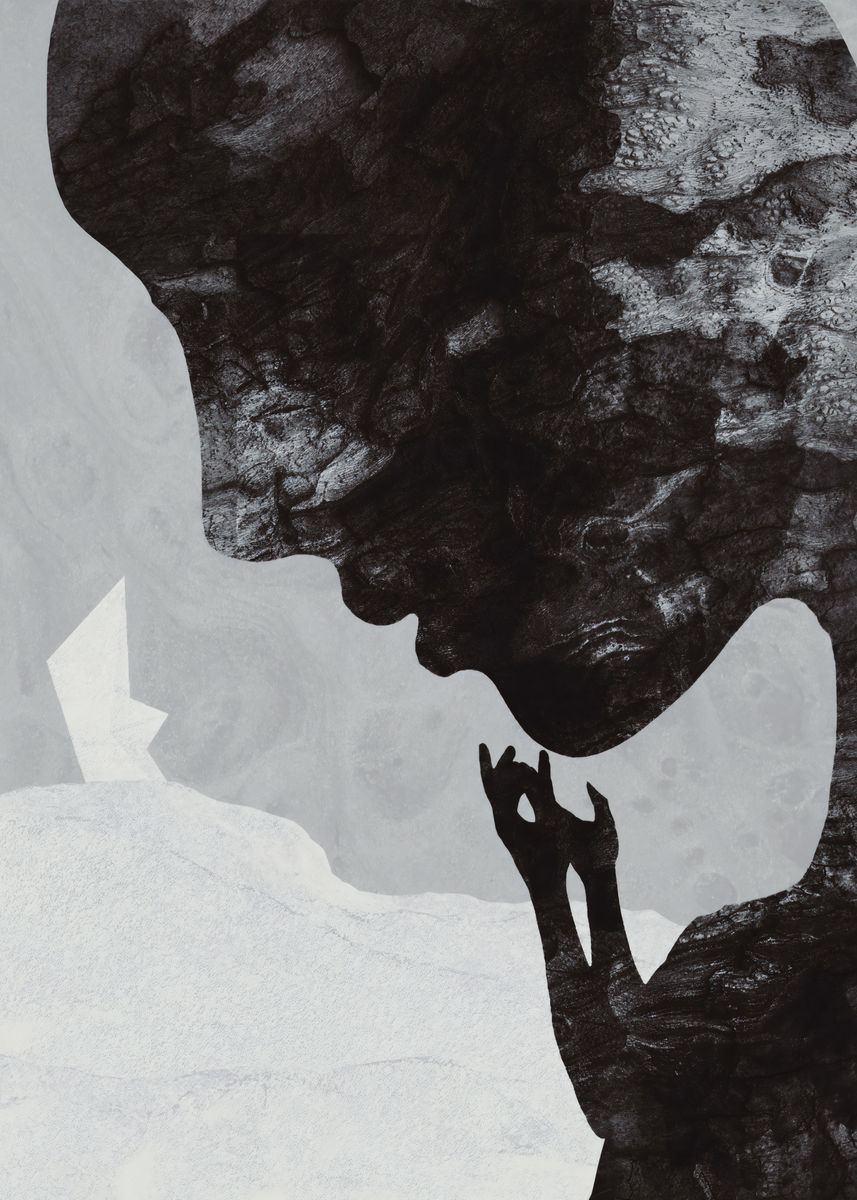 'Sadness' Poster, picture, metal print, paint by Mariusz Stelagowski ...