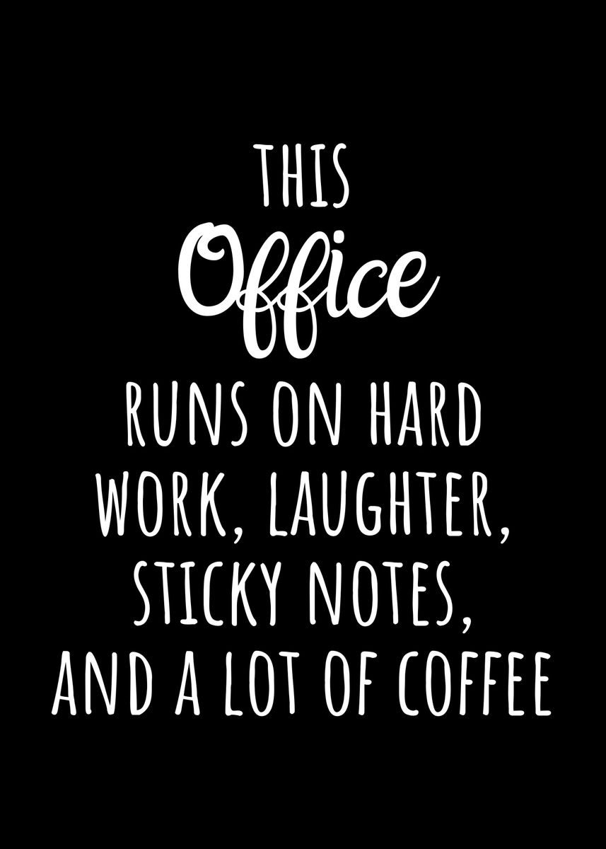 'office rules' Poster, picture, metal print, paint by teehowa timlset ...