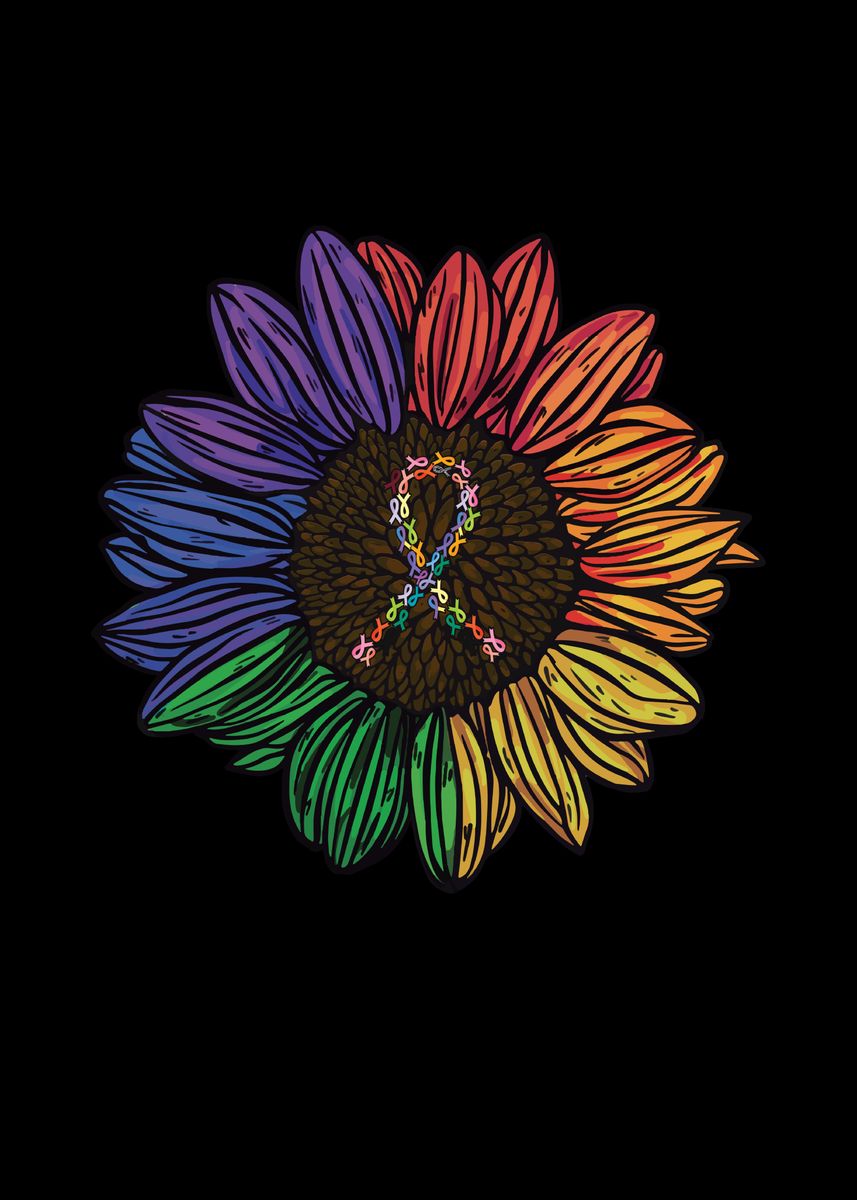 'All Cancer Matter' Poster, picture, metal print, paint by ...